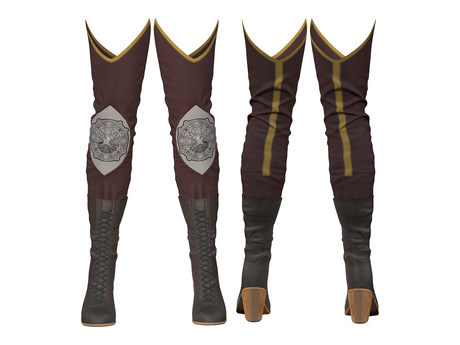Second Life Marketplace - Full Perm Medieval Knights High Heel Thigh ...