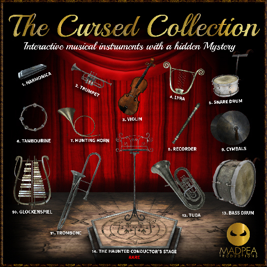 Second Life Marketplace - MadPea Cursed Collection Suitcase - 6.Tambourine