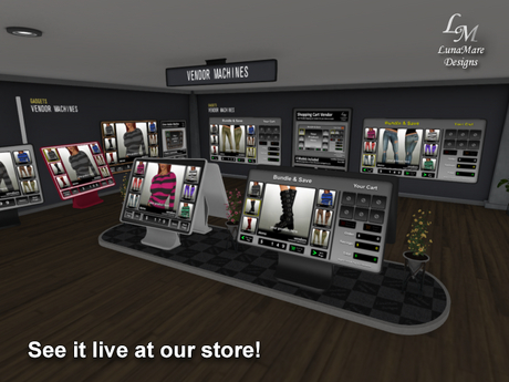 Second Life Marketplace - Vendor Machine 1 Panel