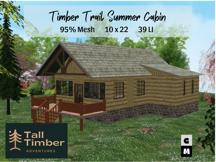 Second Life Marketplace - Timber Trail Summer Cabin