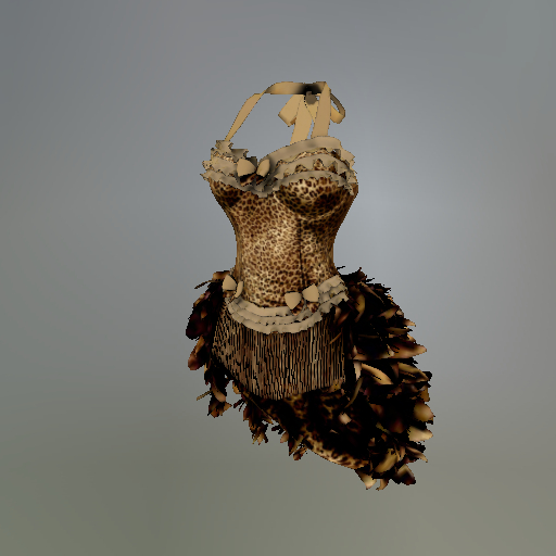 Second Life Marketplace - Leopard Slink Corset