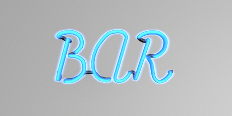Second Life Marketplace - NEON BAR SIGN AGED TUBE