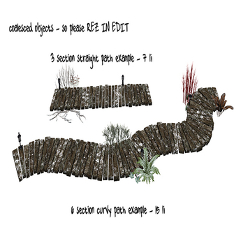 Second Life Marketplace - -Hanaya- Forever Nature Winter Path Kit [mesh]