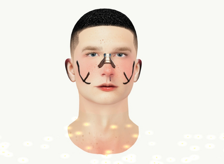 Second Life Marketplace - Rich & Blind : BOM EVOX Cyberpunk Face Armor