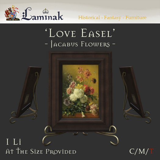 Second Life Marketplace - Laminak - Love Easel - Jacabus Flowers