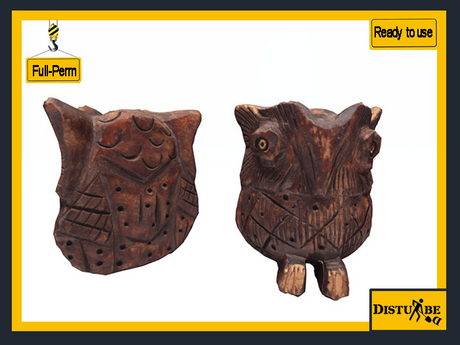 Second Life Marketplace - ::DisturbeD:: Wooden Owl Figurine - FULL PERM ...