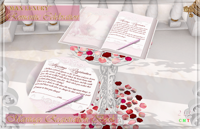 Second Life Marketplace - Max Luxury Romantic Celebration - Mariiage ...