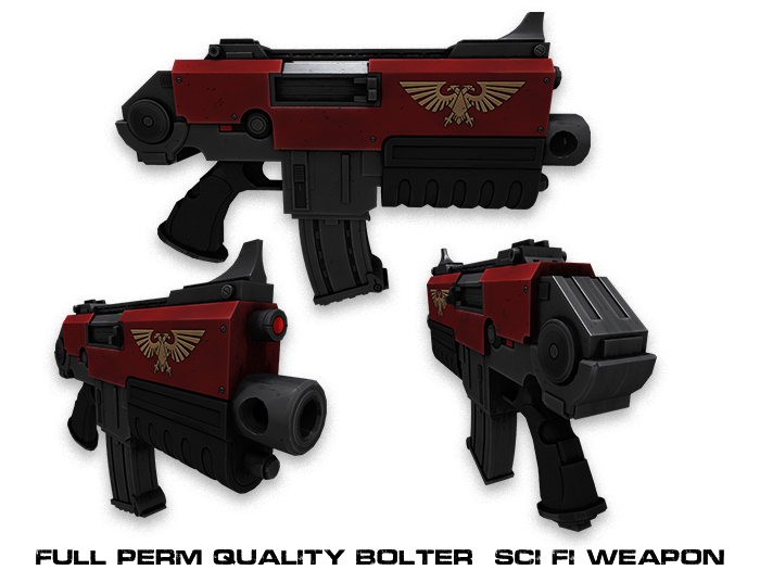 Second Life Marketplace - Full Perm Sci FIi Bolter Weapon