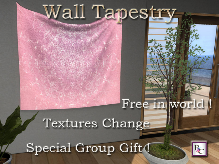 Second Life Marketplace - * RC * Special Group Gift ! Hanging Tapestry