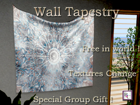 Second Life Marketplace - * RC * Special Group Gift ! Hanging Tapestry