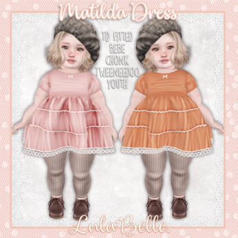 Second Life Marketplace - {Lula Belle} Matilda Dress - SKY {boxed}