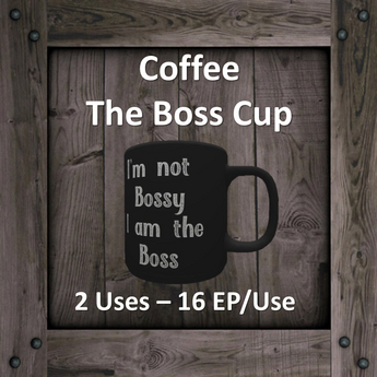 Second Life Marketplace - DFS Coffee - The Boss Cup (DFS Texture Only)