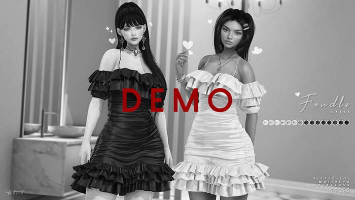Second Life Marketplace - [Demo] toksik - Fondle Dress