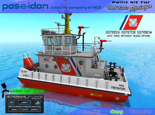 Second Life Marketplace - ::POSEIDON:: SPRINGER - GBCG - GLOBAL COAST ...