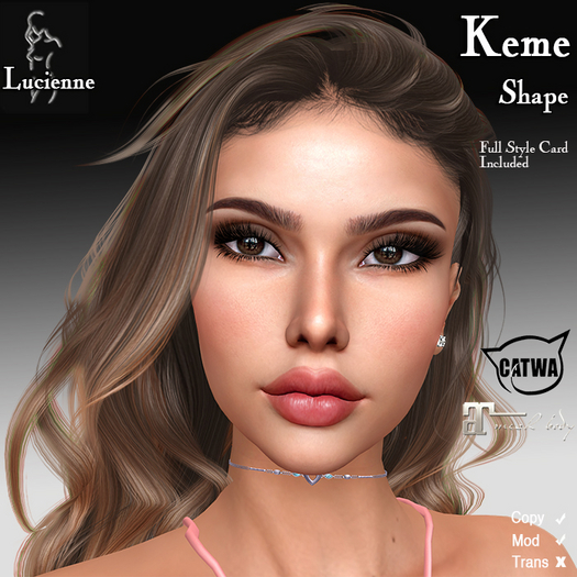 Second Life Marketplace - Catwa Keme By Lucienne Body Styling