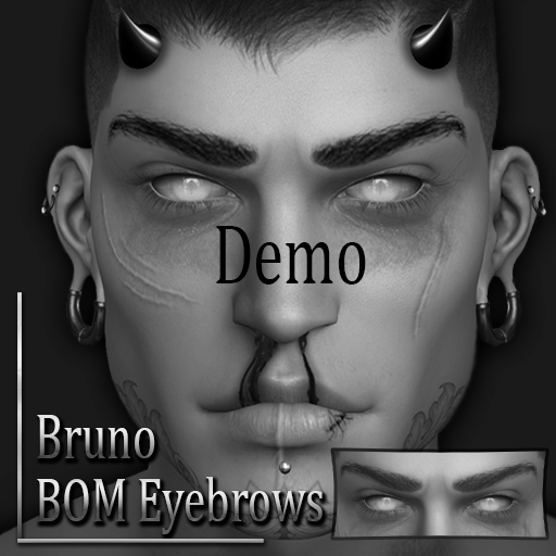 Second Life Marketplace Eyebrows Demo Bruno