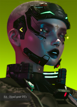 Second Life Marketplace - :::SOLE::: SA - Head gear DT1 (Pink)
