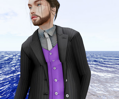 Second Life Marketplace - sanctuary purple lush suit