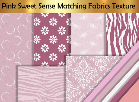Second Life Marketplace - Pink Sweet Sense Matching Fabrics Texture ...