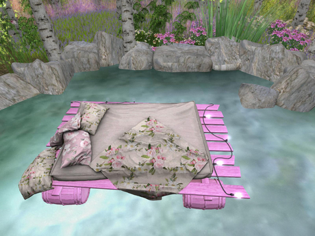 Second Life Marketplace - Love Pink Cuddle Raft PG Bento