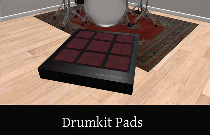 Second Life Marketplace - Sale! DrumKit Pads (Rez and HUD Playable ...