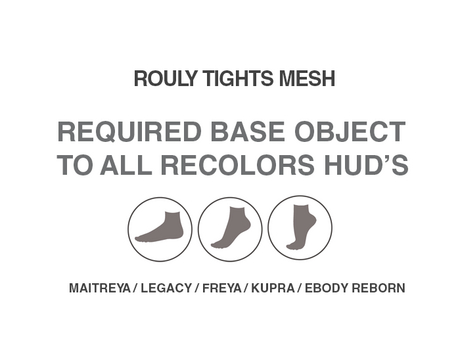 Second Life Marketplace - ROULY :: Rouly Tights + recolors HUDs - DEMO