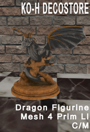 Second Life Marketplace - KO-H Dragon Figurine