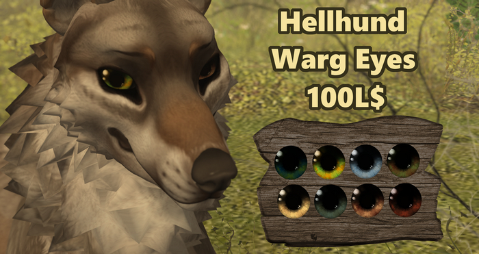 Second Life Marketplace - WuffStuff Hellhund Warg Eyes