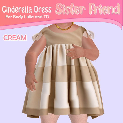 Second Life Marketplace - SF Cinderella Dress Cream