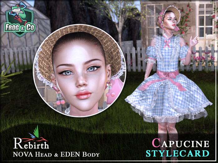 Second Life Marketplace - Capucine Shape + Style card - REBIRTH Nova ...