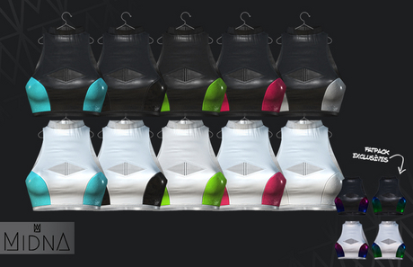Second Life Marketplace - MIDNA - Nora Top *DEMO*
