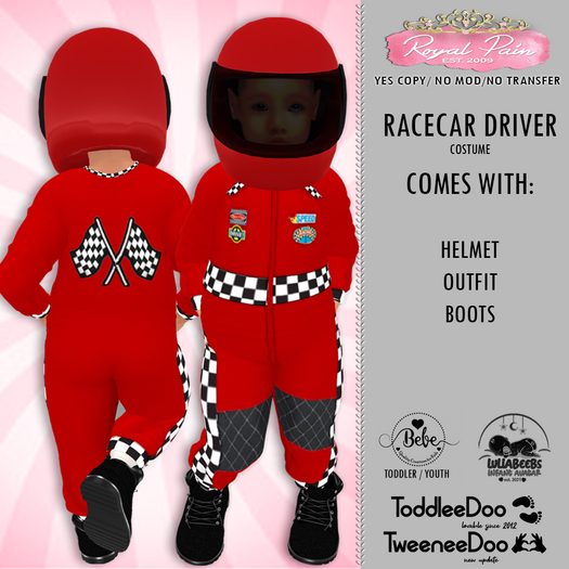 Second Life Marketplace - *-* Royal Pain *-* Royal Racecar Driver 2022 ...