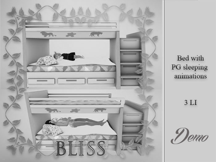 Second Life Marketplace - Bed for kids DEMO