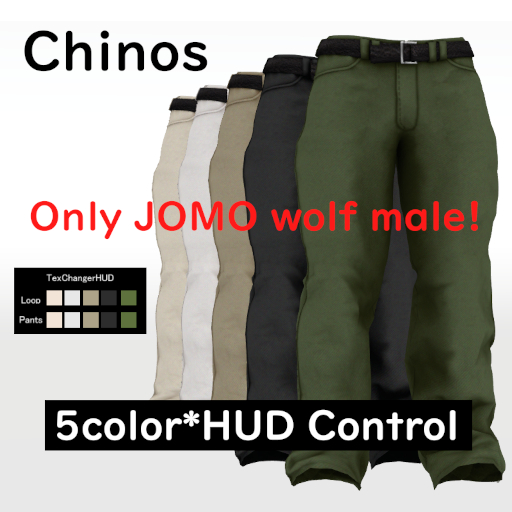 Second Life Marketplace - UZOMUZO Chinos