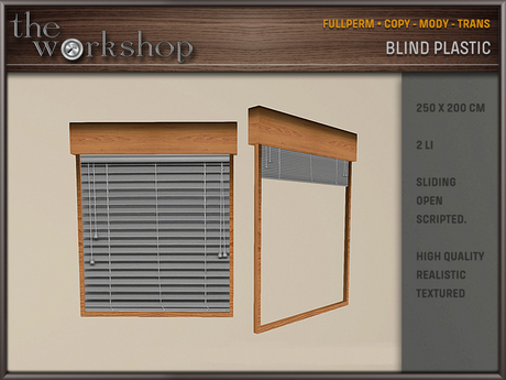 Second Life Marketplace - PLASTIC BLIND - 2