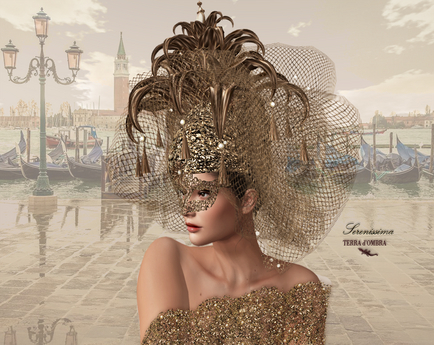 Second Life Marketplace - TdO*SERENISSIMAdark masquerade mask