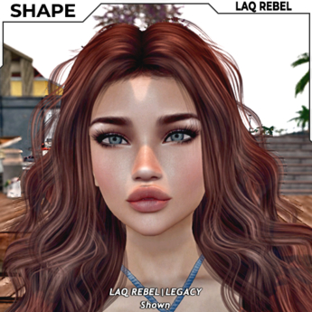 Second Life Marketplace - | SHAPE | LAQ REBEL | ~ Fiona's Shape