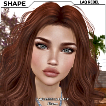 Second Life Marketplace - | SHAPE | LAQ REBEL | ~ Fiona's Shape