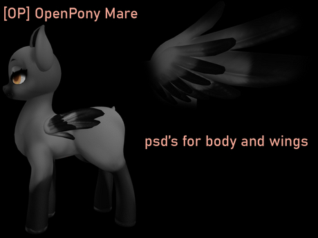 Second Life Marketplace - RB- Open Pony PSD kit