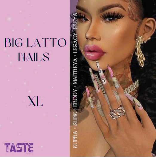 Second Life Marketplace - Taste- Big Latto Nails