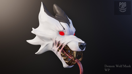 Second Life Marketplace - ++PogShop++ Demon Wolf Mask WP (BOX)
