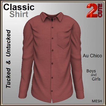 Second Life Marketplace - 2cute Classic Shirt - Au Chico