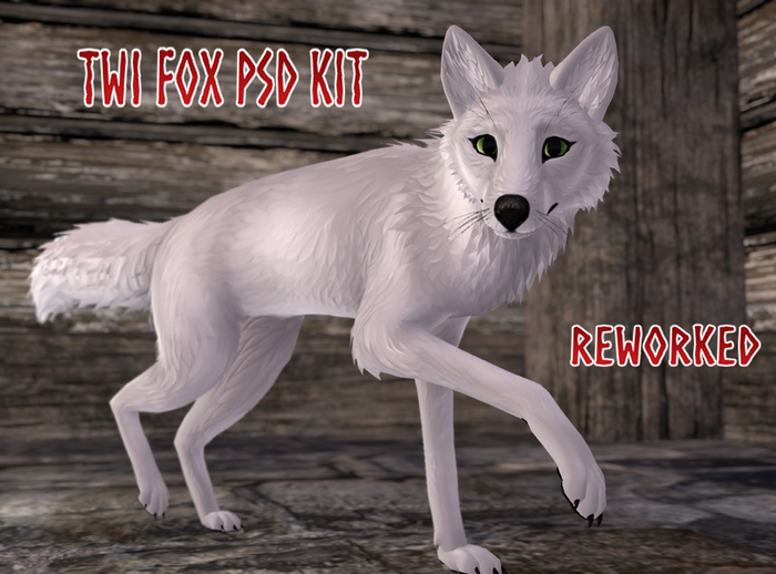Second Life Marketplace - K9nnor - TWI Fox PSD Kit - REWORKED update