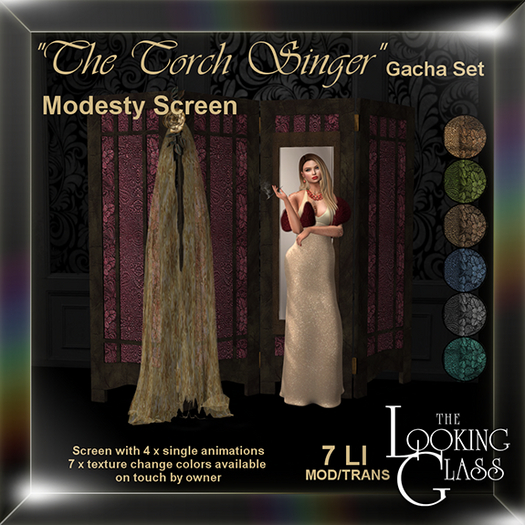 Second Life Marketplace - TLG - The Torch Singer Modesty Screen