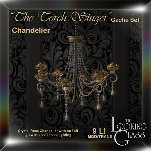 Second Life Marketplace - TLG - The Torch Singer Chandelier