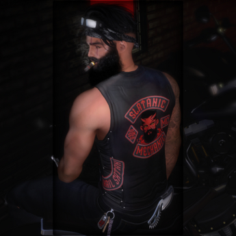 Second Life Marketplace - Outcast M.C. vest (BONES) (TRIPLE SIX) ADD ME