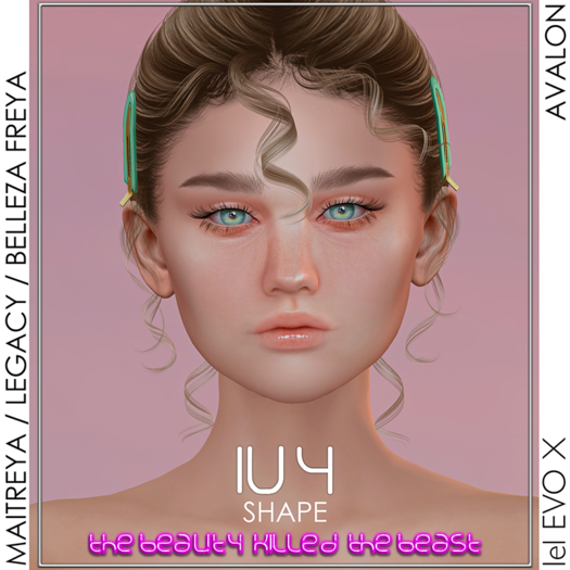 Second Life Marketplace - [TBkTB] - Ivy Shape [BOM, L. EvoX - Avalon]