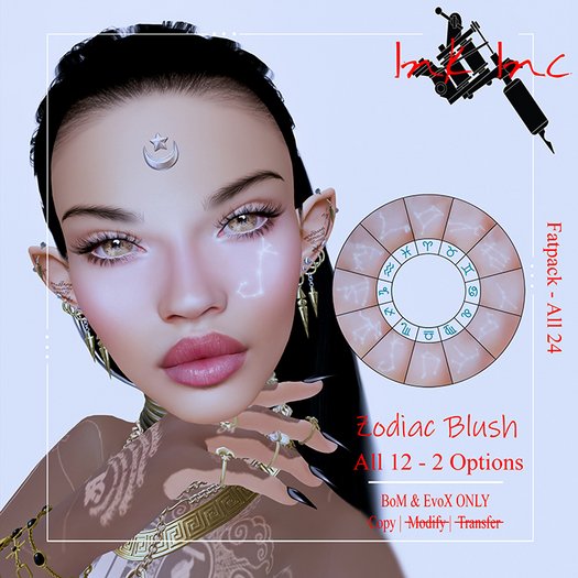 Second Life Marketplace - Ink Inc. Zodiac Blushes - BoM