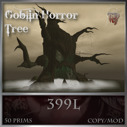 Second Life Marketplace - TTD - Goblin Horror Tree 50 prims 20x20 ...