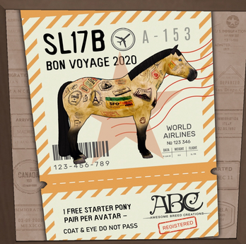 Second Life Marketplace - ABC - SL17B Bon Voyage 2020 - Pony Pair